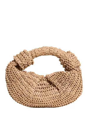 SIMONMILLER Raffia Lopsy Bag - Natural