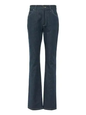 Loro Piana Nedar High-rise Slim Jeans In Surge Cotton - Blue