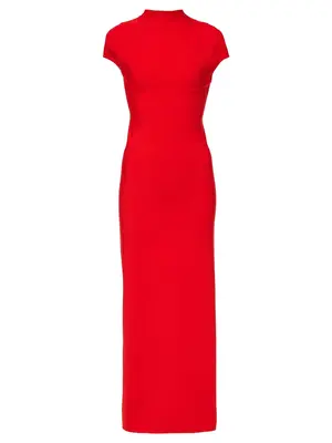 Alaïa Cutout Maxi Dress - Red