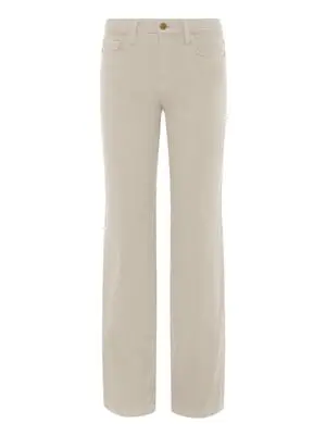 L'Agence Scottie High-rise Wide-leg Jeans - Biscuit