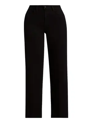 L'Agence Scottie High-rise Wide-leg Jeans - Black