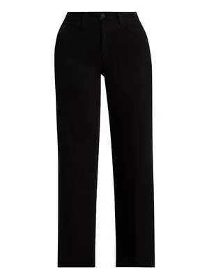 L'Agence Scottie High-rise Wide-leg Jeans - Black