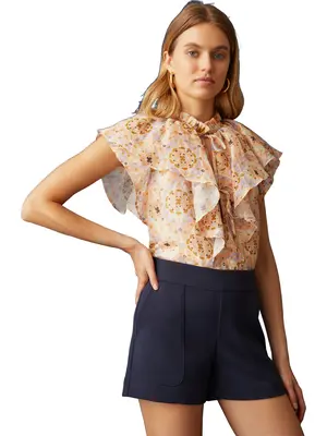 MARIE OLIVER Mia Short Navy