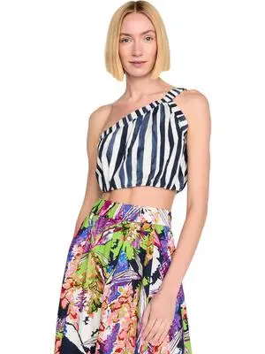 MARIE OLIVER Giselle Floral Print Top - Blazer