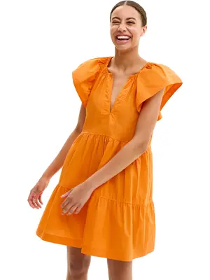 MARIE OLIVER Kara Dress Tangerine