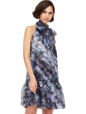 MARIE OLIVER Marie Oliver Nikki Dress In Geode Print Organza