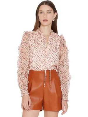 MARIE OLIVER Marie Oliver Hadley Blouse Cosmo Dot