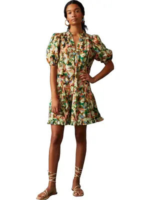 MARIE OLIVER Marie Oliver Clara Floral Dress Daffodil