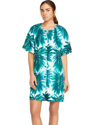 MARIE OLIVER Marie Oliver Huxley Mini Dress Monstera