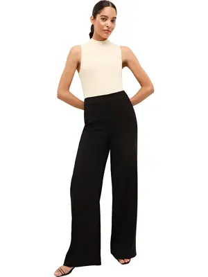 MARIE OLIVER Mia Straight Pant - Black