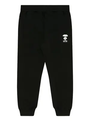 AAPE BY *A BATHING APE® Logo-embroidered Track Pants - Black