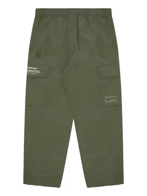 AAPE BY *A BATHING APE® Logo-print Cargo Trousers - Green