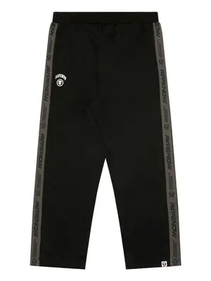 AAPE BY *A BATHING APE® Logo-embroidered Track Pants - Black