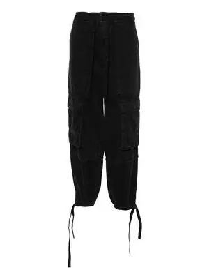 MARANT ETOILE Ivy Tapered Cargo Jeans - Black