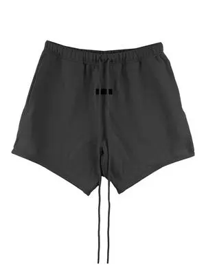 Fear Of God Logo Appliqué Thigh-length Shorts - Black