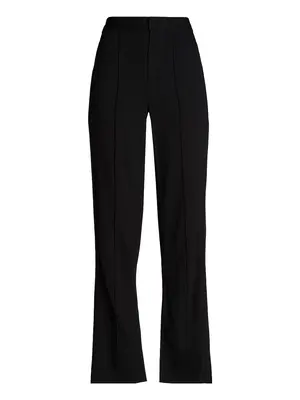 Rag & Bone Cameron Crepe Straight-leg Pants - Black