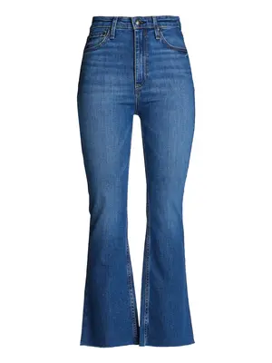 Rag & Bone Casey High-rise Kick-flare Jeans - Mid Denim