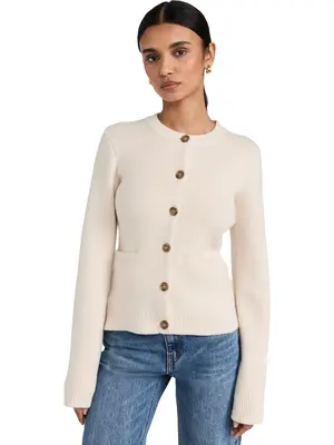 Jenni Kayne Cooper Cardigan - Warm Ivory