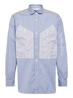 Junya Watanabe X Roy Lichtenstein Patchwork Cotton Shirt - Pink