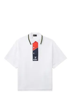 Kolor Logo-embroidered Polo Shirt - White