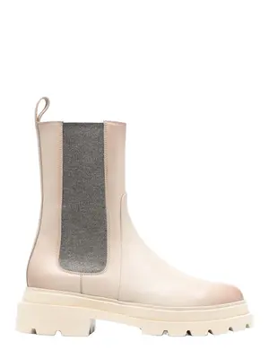 Santoni Forester Chelsea Boots - Neutrals