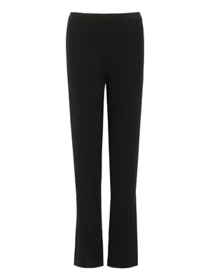 BARRIE X Sofia Coppola Cropped Knitted Leggings - Black