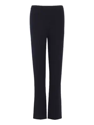 BARRIE X Sofia Coppola Cropped Knitted Leggings - Blue