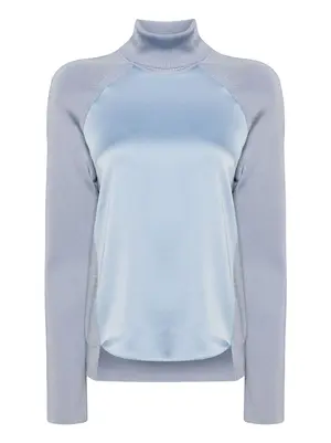 SIMKHAI Simkhai Mateo Panelled Turtleneck Top