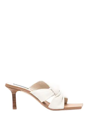 Senso Mila 80mm Leather Mules - White