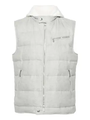 ELEVENTY Eleventy Layered-Detail Padded Gilet