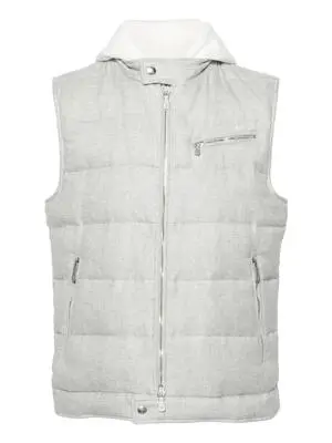 ELEVENTY Eleventy Layered-Detail Padded Gilet
