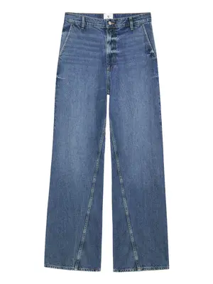 ANINE BING Briley Straight-leg Jeans - Blue
