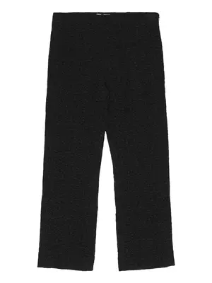 GANNI GANNI Textured Cropped Trousers