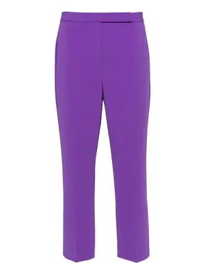 Theory High-waisted Trousers - Purple