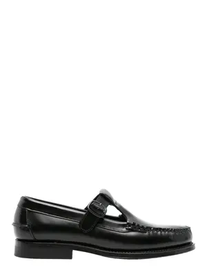 Hereu Alber Leather Loafers - Black