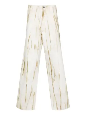 EMPORIO ARMANI Emporio Armani Abstract-Print Jeans