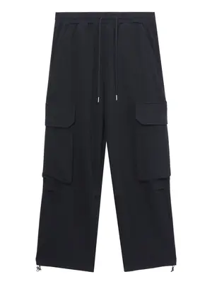 FIVE CM Elasticated Waist Cargo Trousers - Black