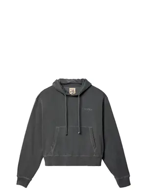 Camper Logo-embroidered Cotton Hoodie - Grey