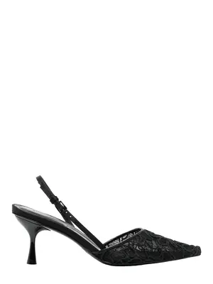 Simkhai Dylan 70mm Slingback Pumps - Black