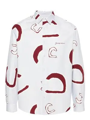 Jacquemus La Chemise Simon Cotton Shirt - Blue