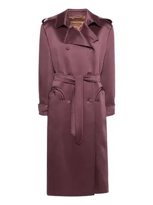 BLAZÉ MILANO Double-breasted Coat - Purple