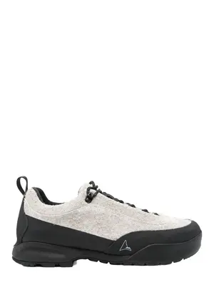 ROA Cingino Leather Sneakers - Black
