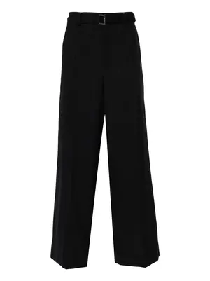 Sacai Pinstripe-pattern Trousers - Blue