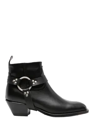 SONORA Dulce 60mm Leather Boots - Black