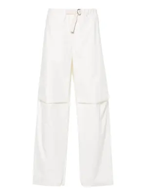 JIL SANDER Straight-leg Trousers - White