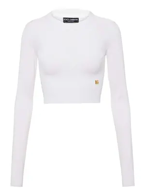 Dolce & Gabbana Silk-blend Sweater - White
