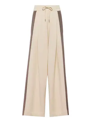 Dries Van Noten Hadium Cotton Jersey Sweatpants - White