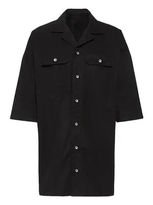 Rick Owens Tommy Oversized Denim Shirt - Black