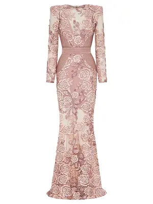 ZHIVAGO The Beginning Floral Lace Gown