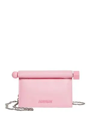 Jacquemus Jacquemus La Petite Pochette Rond Carré Clutch Pink 430